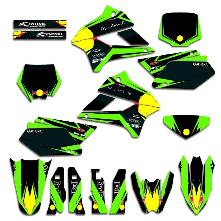 Motorcycle Decals Sticker Graphic Deco For Kawasaki Klx250 Klx 250 2008 ...