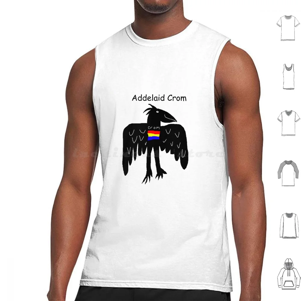Addelaid-Crom-Tank-Tops-Print-Cotton-Afl-Crows-Adelaide-Crows-Football ...