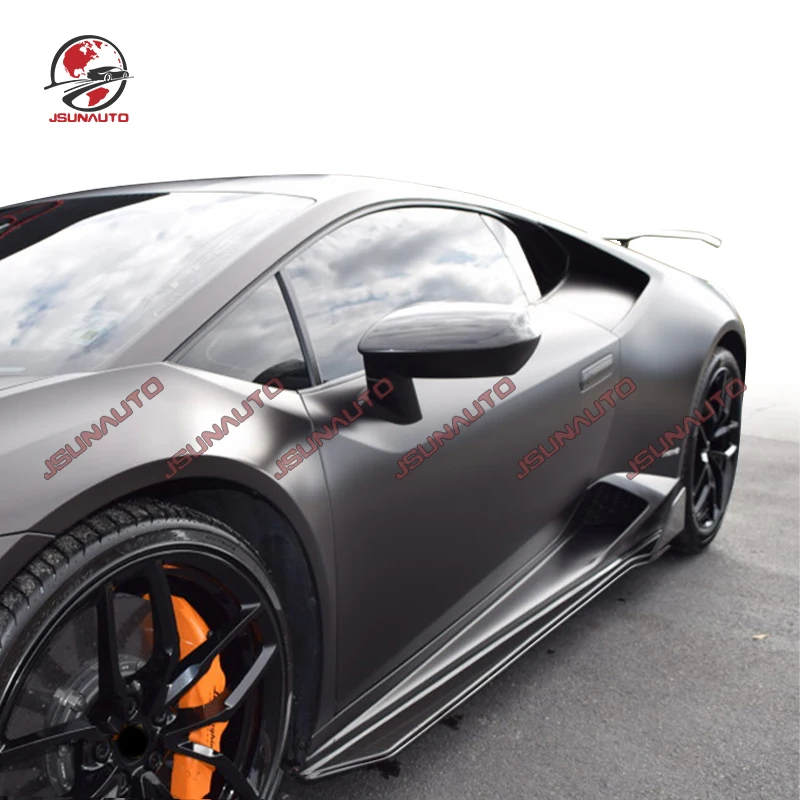 Carbon Fiber Side Skirts For Lamborghini Huracan V Style Bodykit High ...