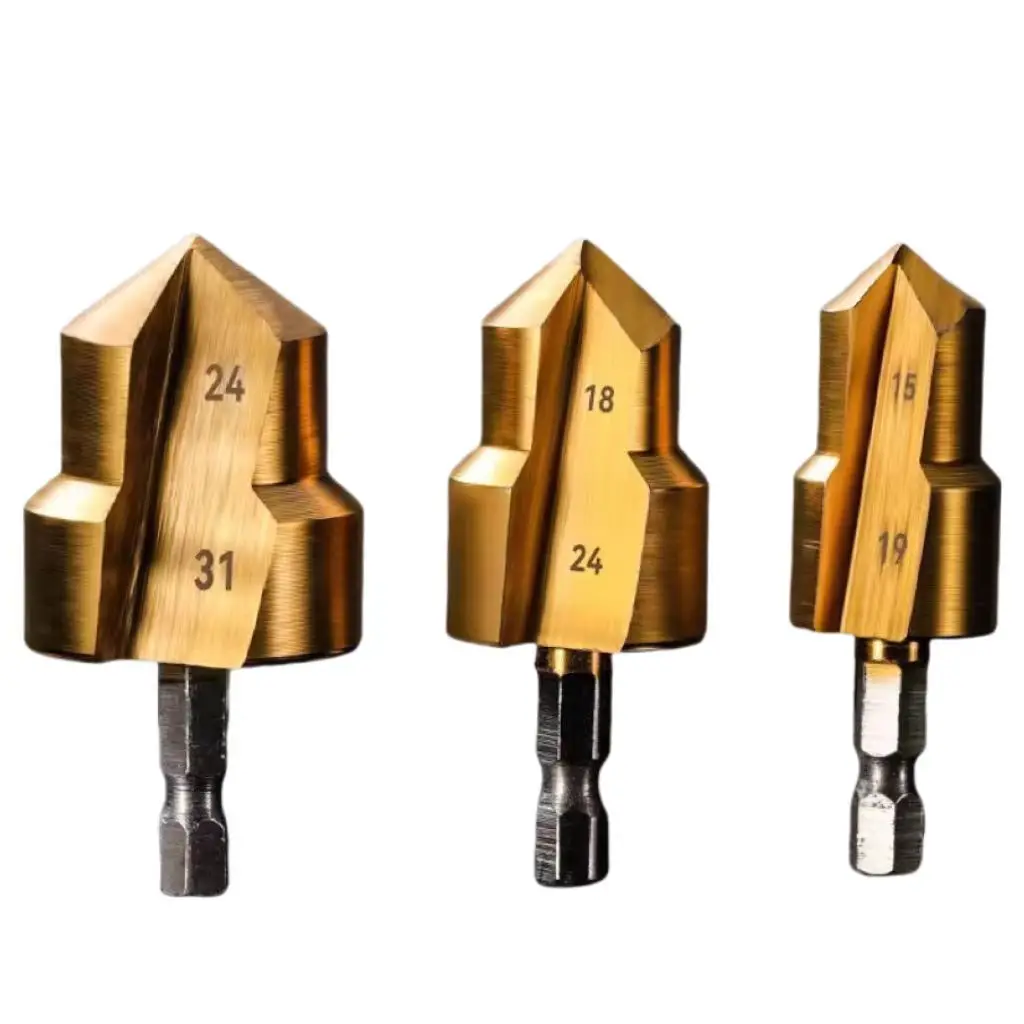 PPR-lifting-stepped-drill-bit-Hexagon-shank-water-pipe-connection-tool ...