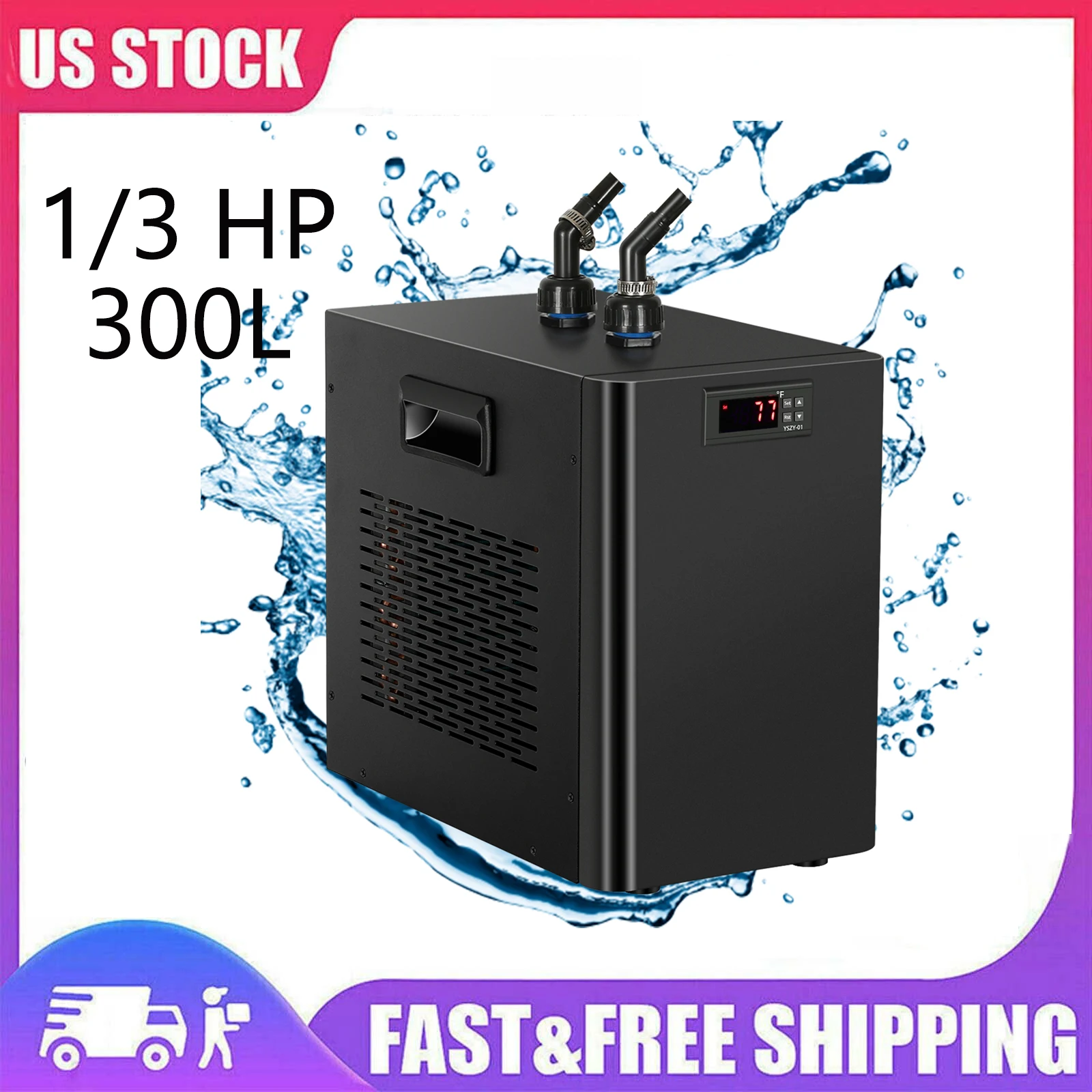 Aquarium-Water-Chiller-79-Gal-1-3-HP-Fish-Tank-Water-Chiller-Quiet ...