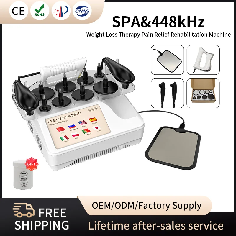 Portable-448K-CET-RET-Tecar-Physical-Therapy-Machine-INDIBA-High-Radio ...