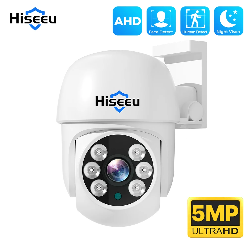 Hiseeu-2MP-1080P-AHD-PTZ-Dome-Camera-Face-Detection-Waterproof-Home ...