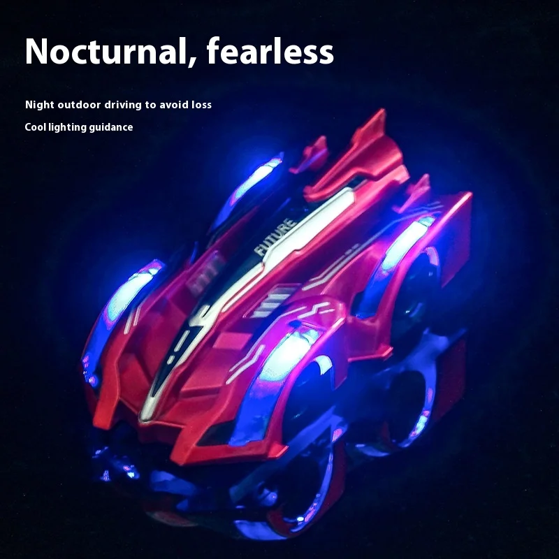 Remote-control-car-wall-climbing-car-toys-for-children-lights-stunt-car ...