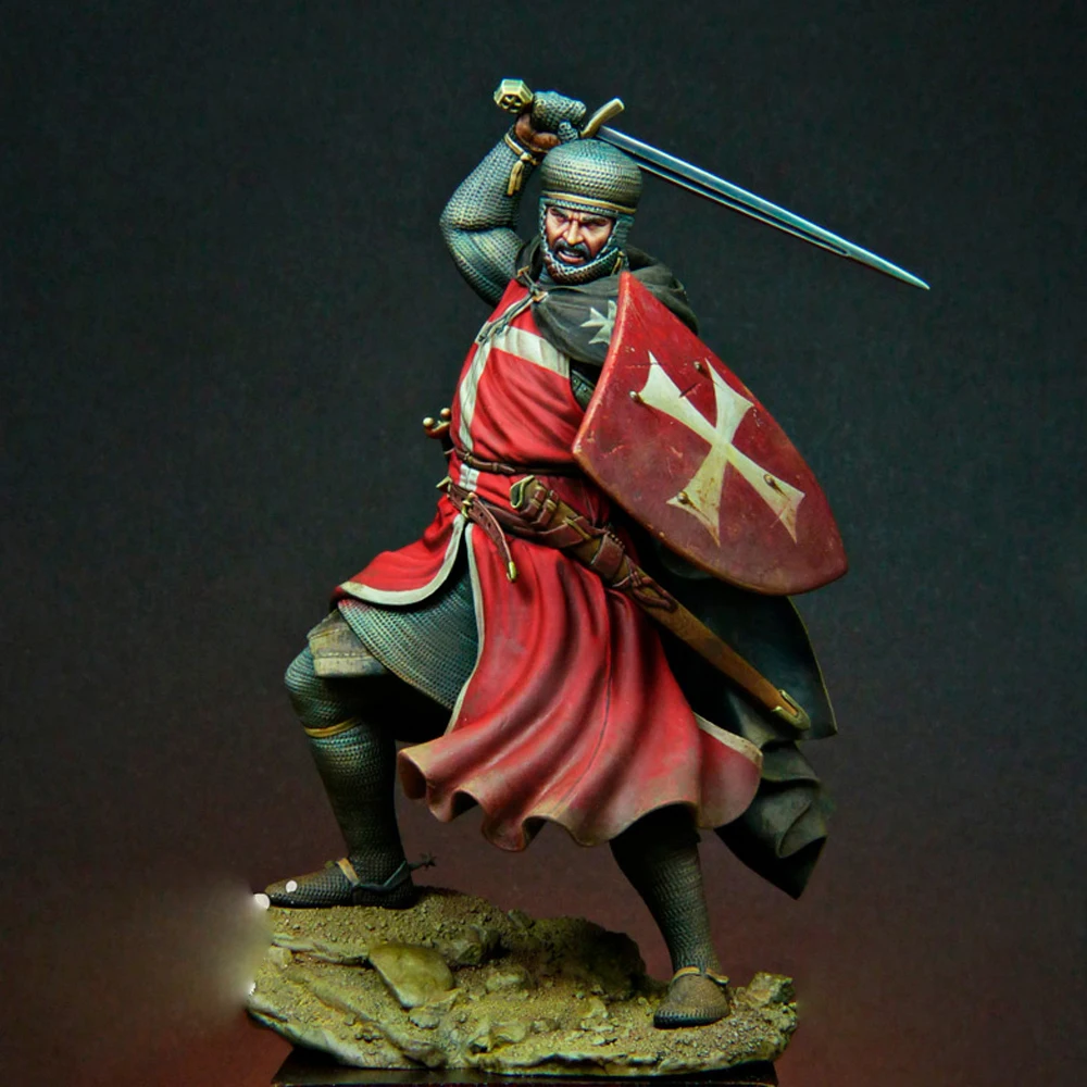 1/24 Knight Crusade, 75mm, Resin Model figure, War theme, Unassembled ...