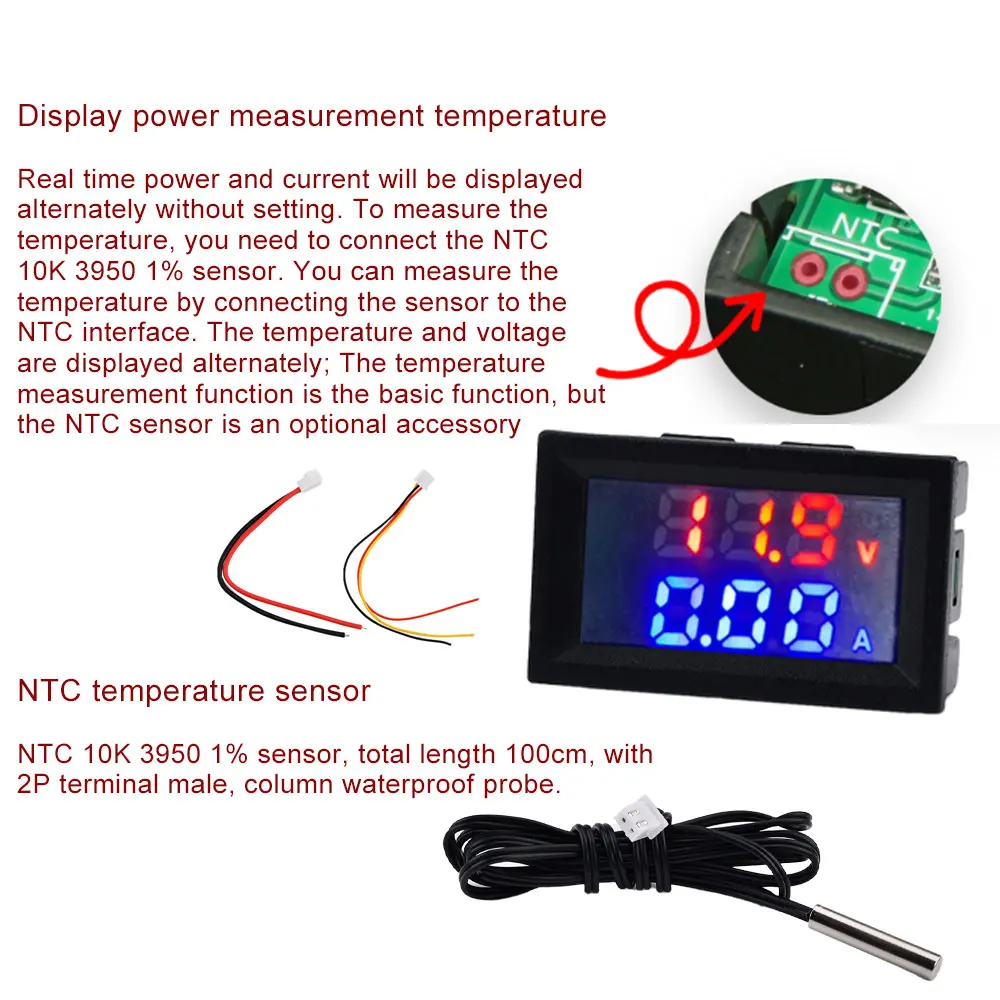 M430 Power Supply Dc4-30v Voltage Current Power Temperature Table 10a ...