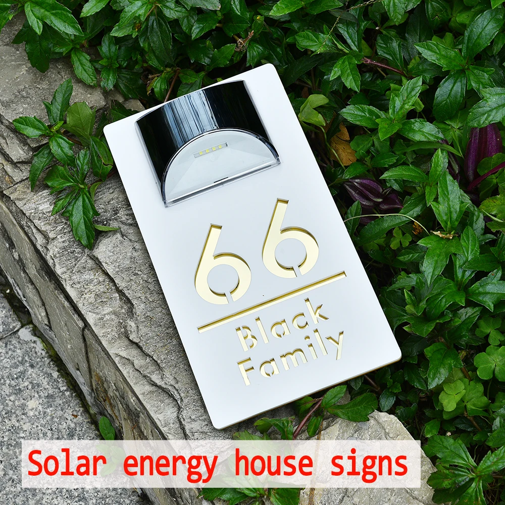 Custom-House-Number-Solar-Power-Light-Outdoor-House-Sign-Modern-3D-Cut ...