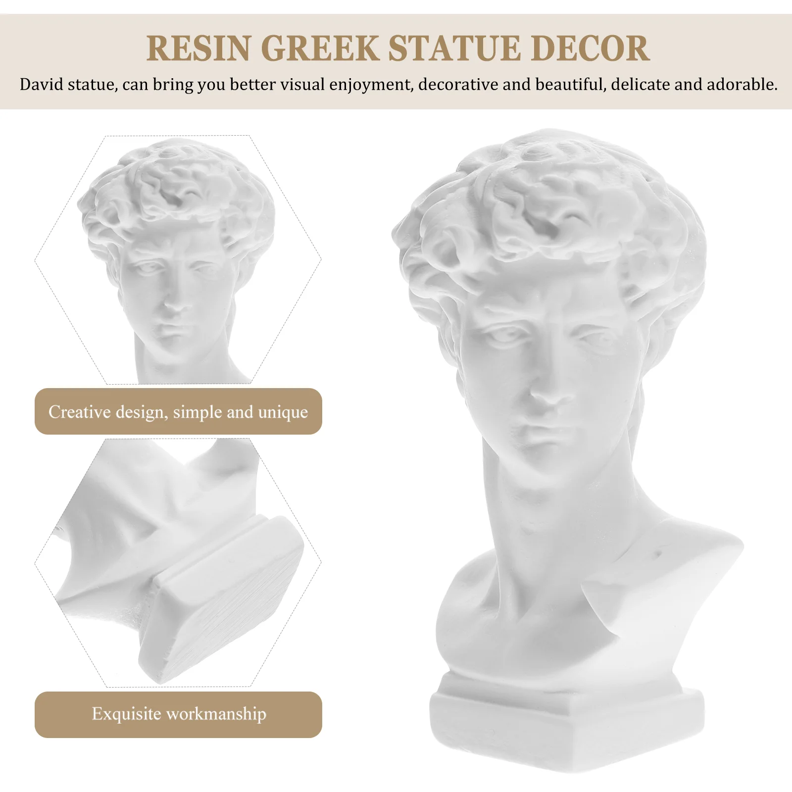 Heykeli-s-sler-re-ine-David-yunan-dekor-ekil-zanaat-Retro-heykelcik ...