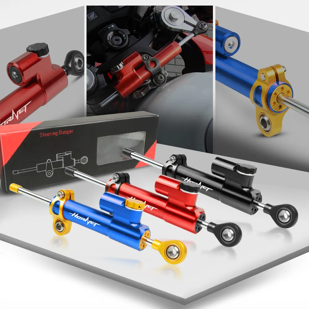 Aluminum Motorcycle Steering Stabilizer Damper For HONDA CB919 CB599 ...