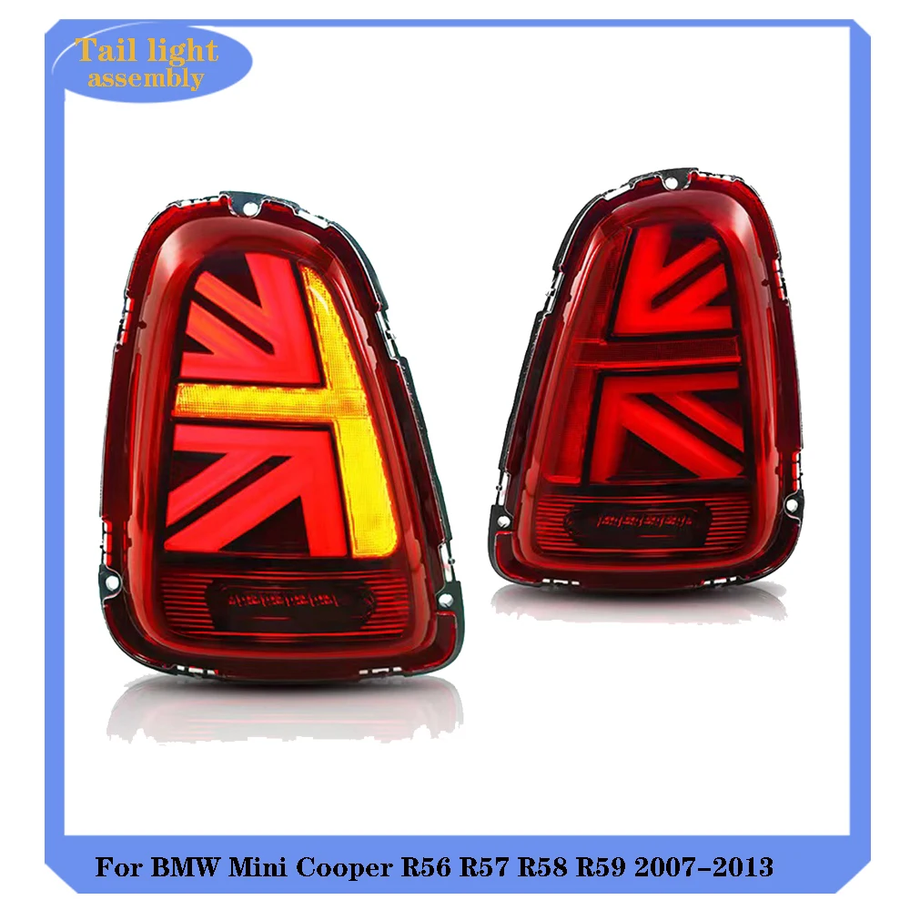 1-Pair-Taillight-Assembly-for-BMW-JCW-Union-Jack-LED-Tail-Lights-Fit ...