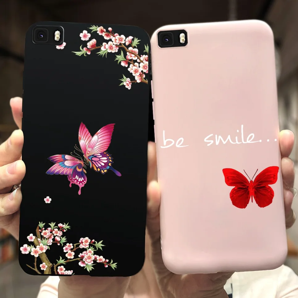 For Huawei P8 Lite 2017 Hono 8 Lite Case PRA-LX1 LX2 Silicone Soft Back ...