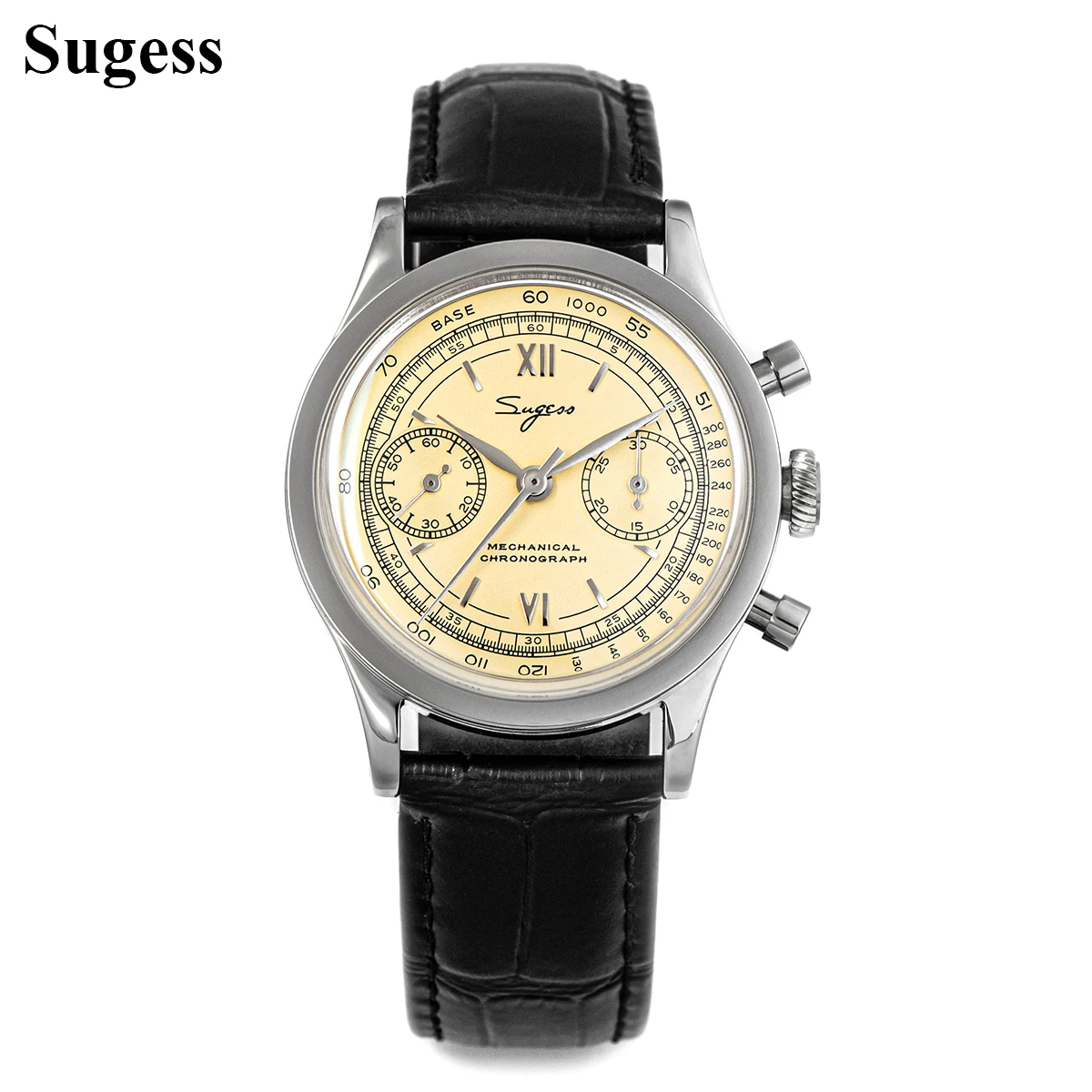 38mm-Sugess-Men-Watch-1963-Chronograph-Mechanical-Chronograph-Tianjin ...