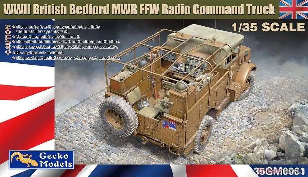 Gecko Models 35GM0061 1/35 WWII British Bedford MWR FFW Radio Command ...