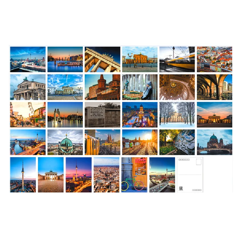 "Germany Berlin" City Series Postcards Greeting Card That Can Be Mailed ...