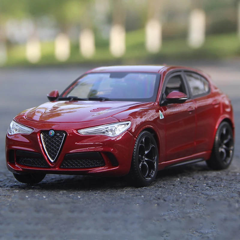 Bburago 1:24 Alfa Romeo Stelvio SUV Alloy Car Diecasts & Toy Vehicles ...
