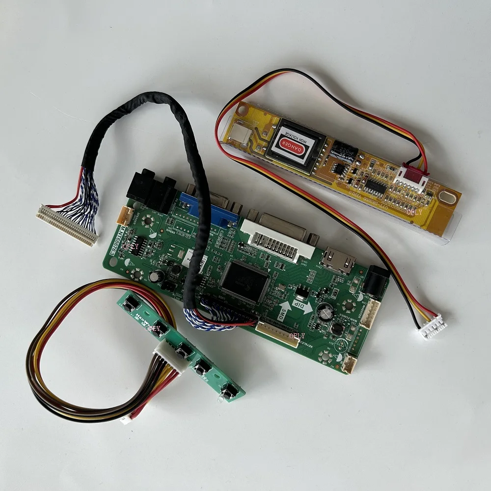 Placa-controladora-LVDS-DVI-VGA-1-CCFL-30pin-1280x800-B154EW08-V1-LCD ...