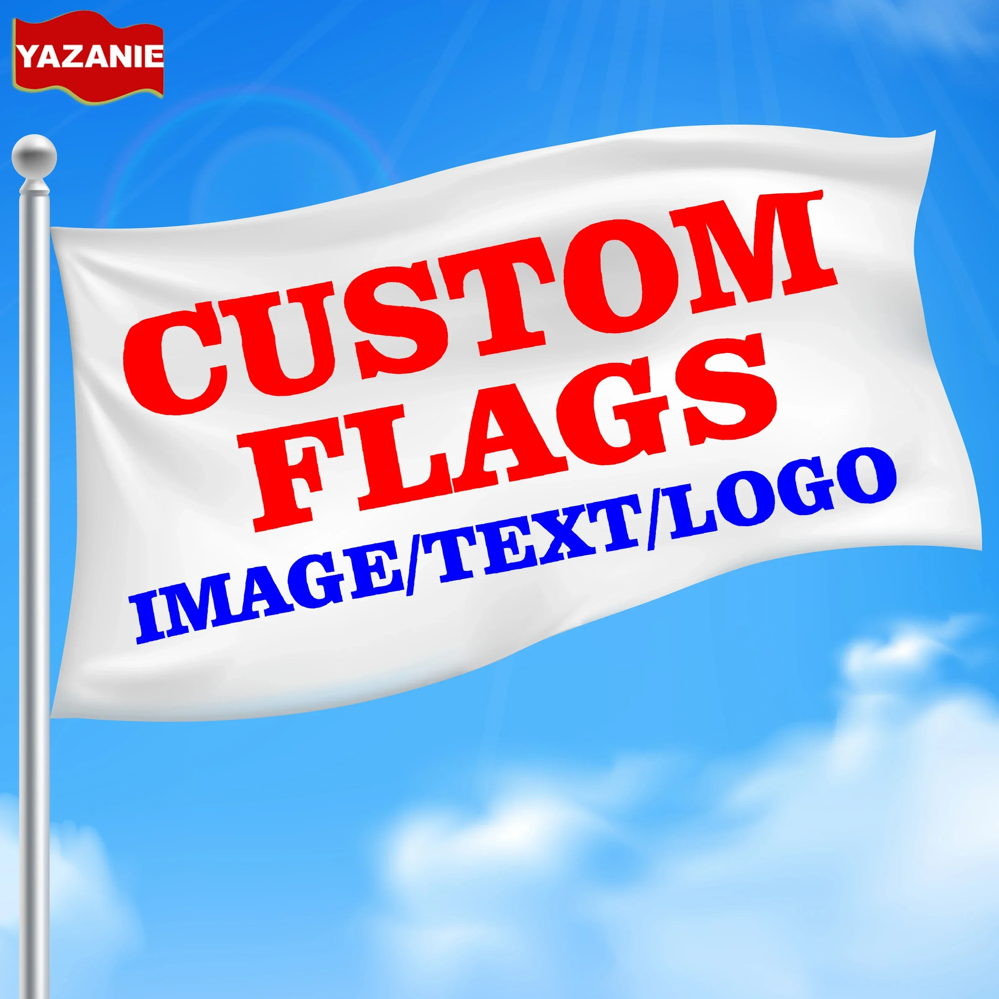 3x5ft 4x6ft 5x8ft Customized Flags Personalize Print Your Own Logo ...
