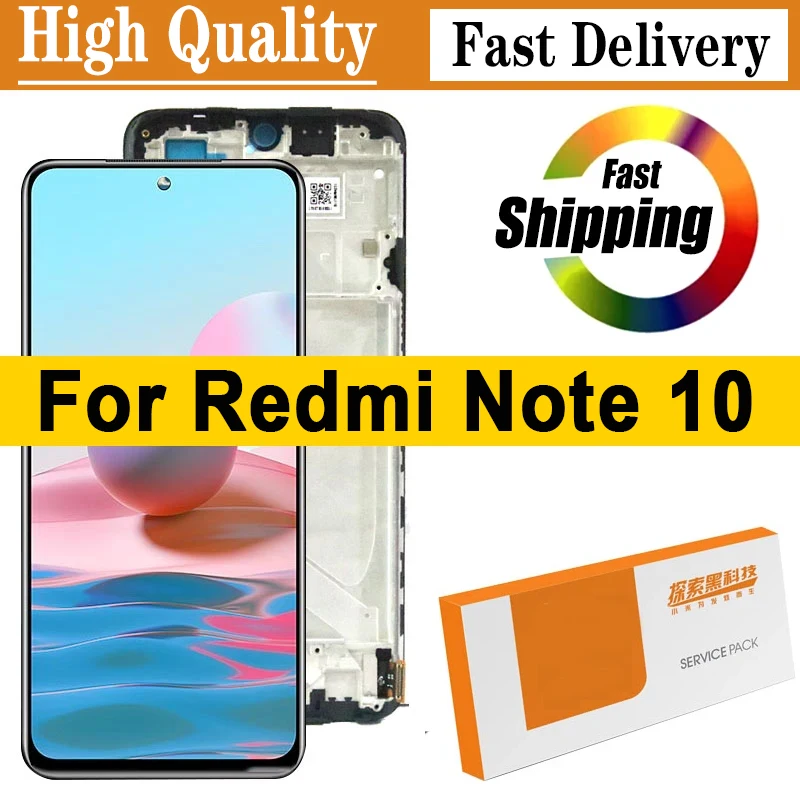 6-43-Display-Replacement-For-Xiaomi-For-Redmi-note-10-LCD-Touch-Screen ...