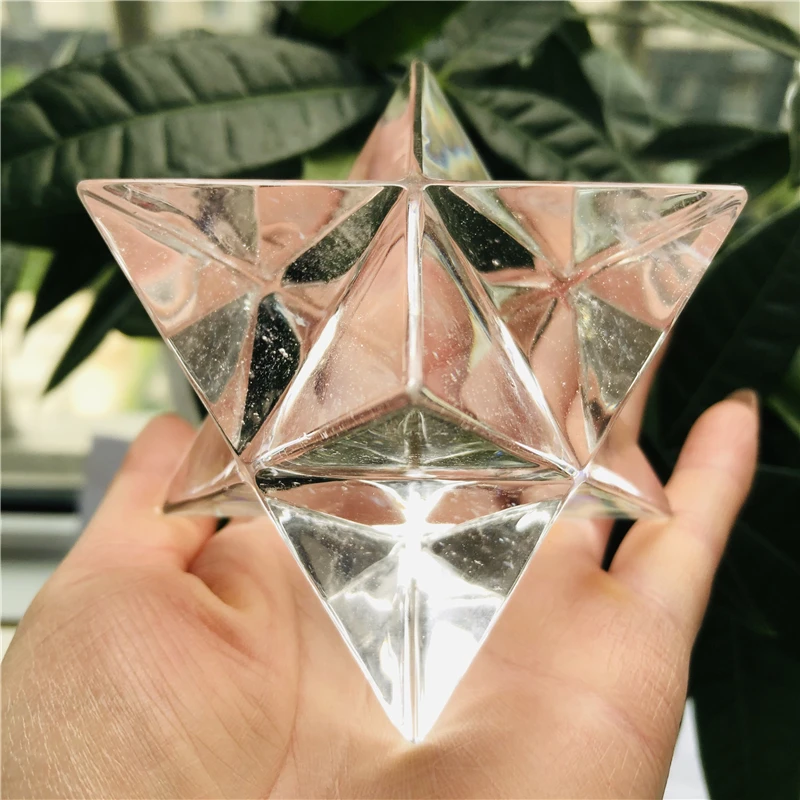 Natural-Transparent-melting-stone-Crystal-Merkaba-pendulum-crystal ...
