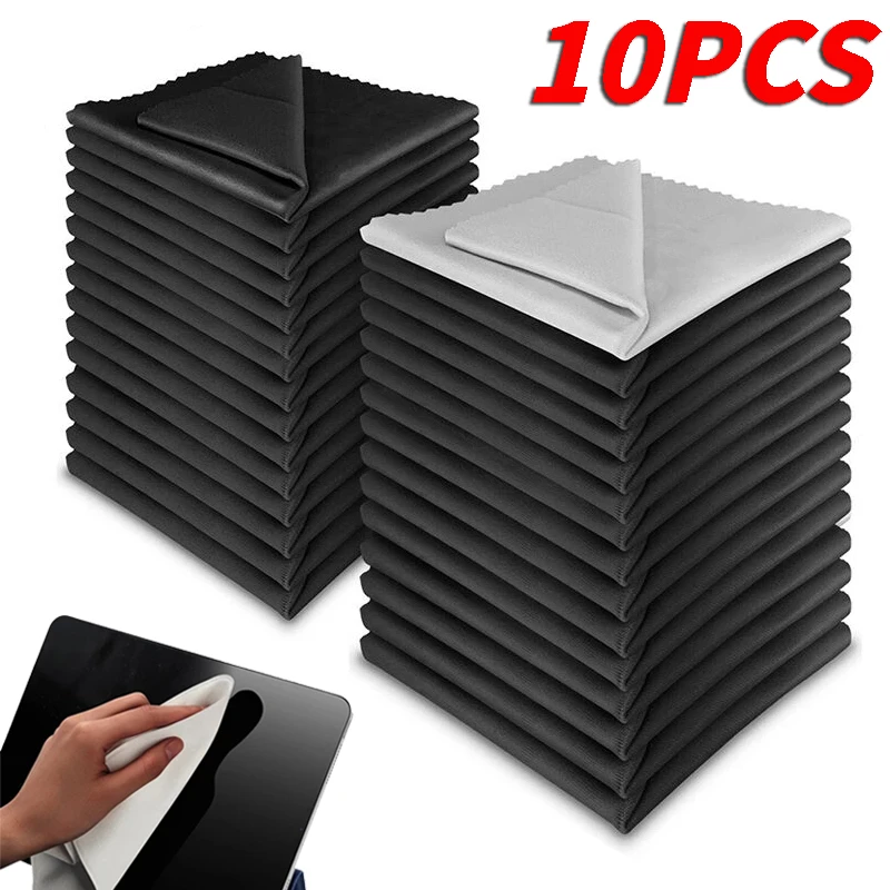 10pcs Microfiber Cleaning Cloth For Laptop Pc Computer Tv Camera Lens ...
