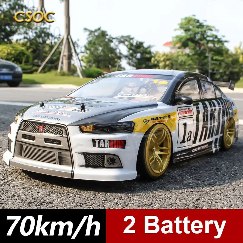 CSOC RC Racing Drift Cars, 70 km/h, 1/10 Control remoto, aceleración de ...