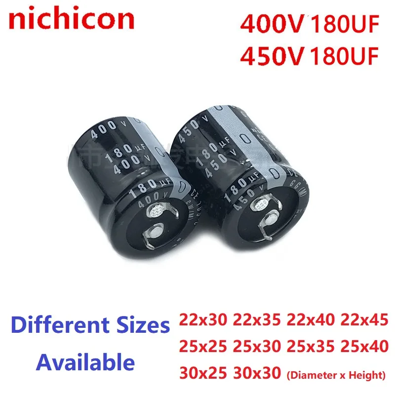 2Pcs-Lot-Nichicon-180uF-450V-180uF-400V-450V180uF-400V180uF-22x30-35-40 ...