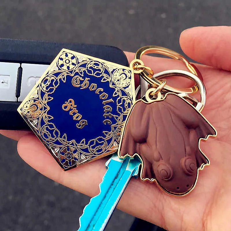 Fashion Chocolate Frog Key Chain Key Ring Anything from Trolleys Wizard ...