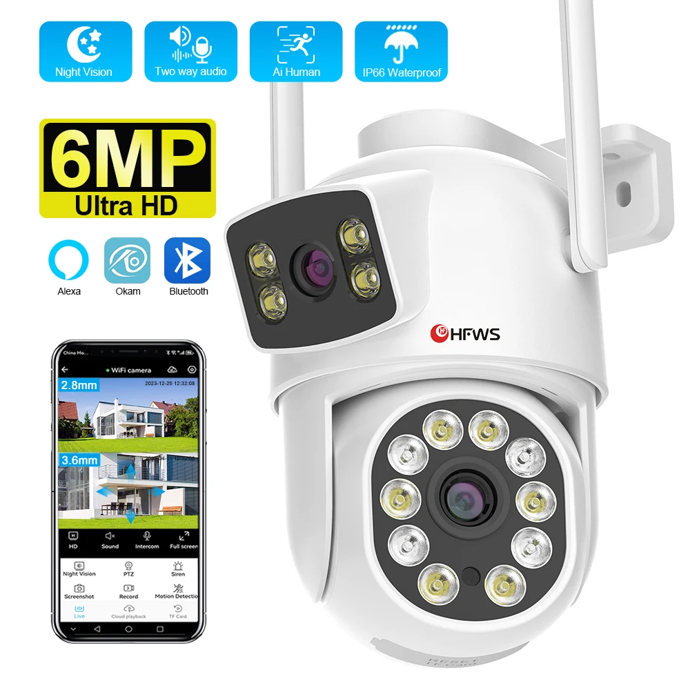 Wifi-Camera-6MP-2lens-4X-Digital-Zoom-IP-Camera-AI-Auto-Tracking-Home ...