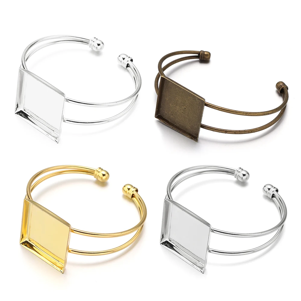 High Quality Stainless Steel 25mm 4 Colors Bangle Base Bracelet Blank ...