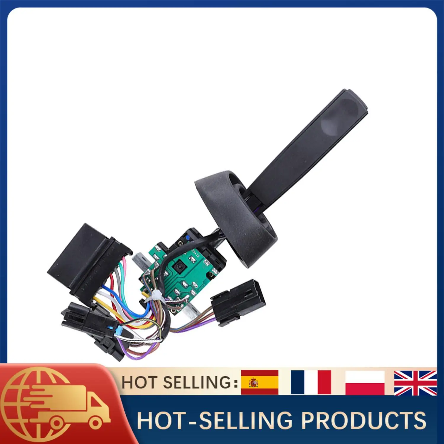 1PC Turn Signal Headlight Cruise Control Switch Black For Volvo Truck ...