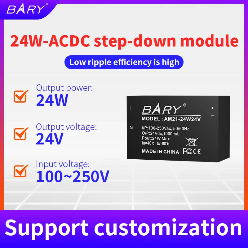 AM21-24W24V-AC-DC-Switching-24W-Buck-Power-Supply-Module-110V-220V-To ...