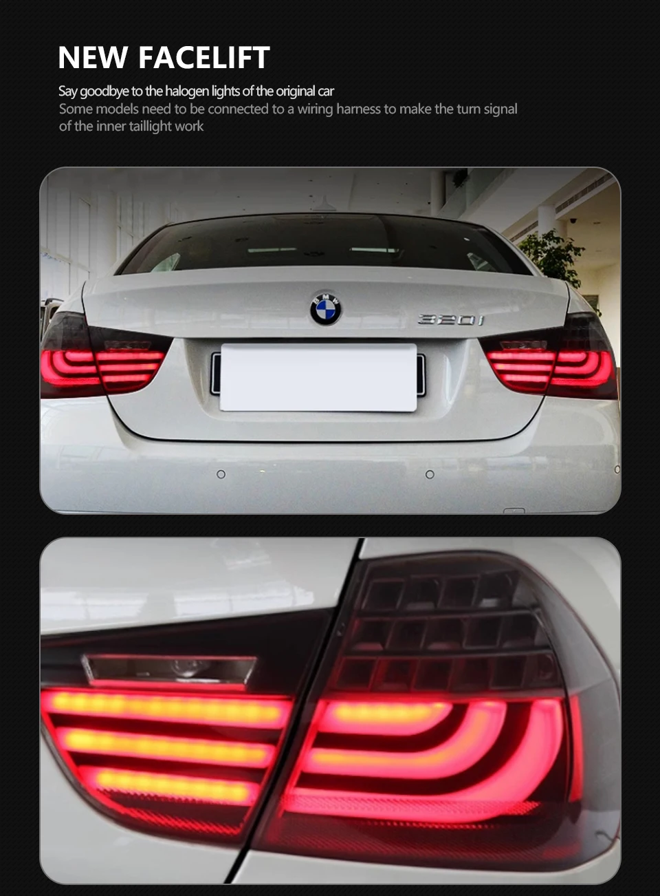 Bmw E90 Tail Light 2009-2012 320i 323i325i 330i Led Tail Lamp Drl Signal Brake Reverse at Rs ...