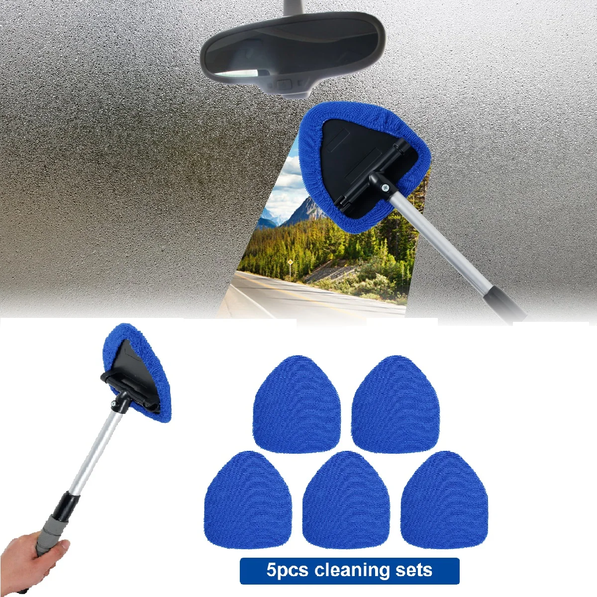 Car-Window-Glass-Clean-Brush-Retractable-Car-Wash-Mop-with-5-Replace ...