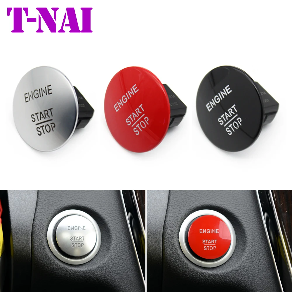 Car-Engine-Start-Stop-Push-Button-Switch-Keyless-One-Click-Start-Button ...