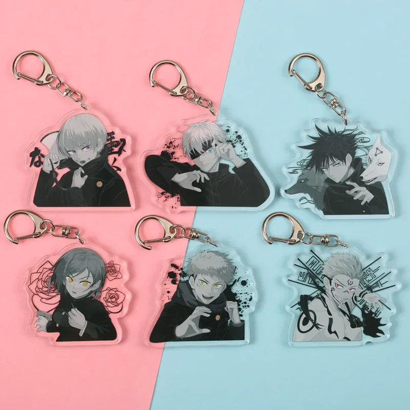 1pcs-Hot-Anime-Jujutsu-Key-Chain-Fushiguro-Megumi-Satoru-Gojo-Ryomen ...
