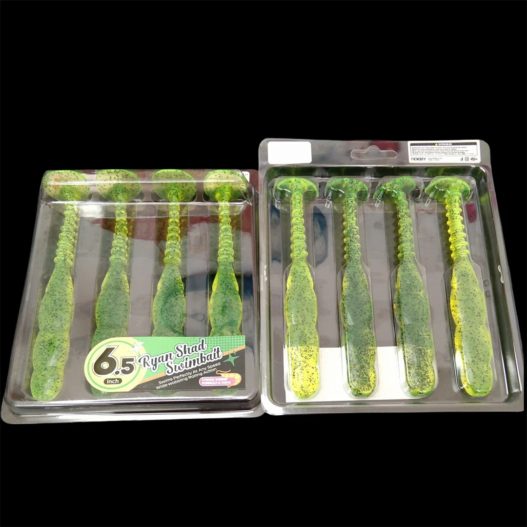 Noeby 8pcs 15cm 22g Artificial Soft Lure Japan Shad Worm Jig Head Fly ...