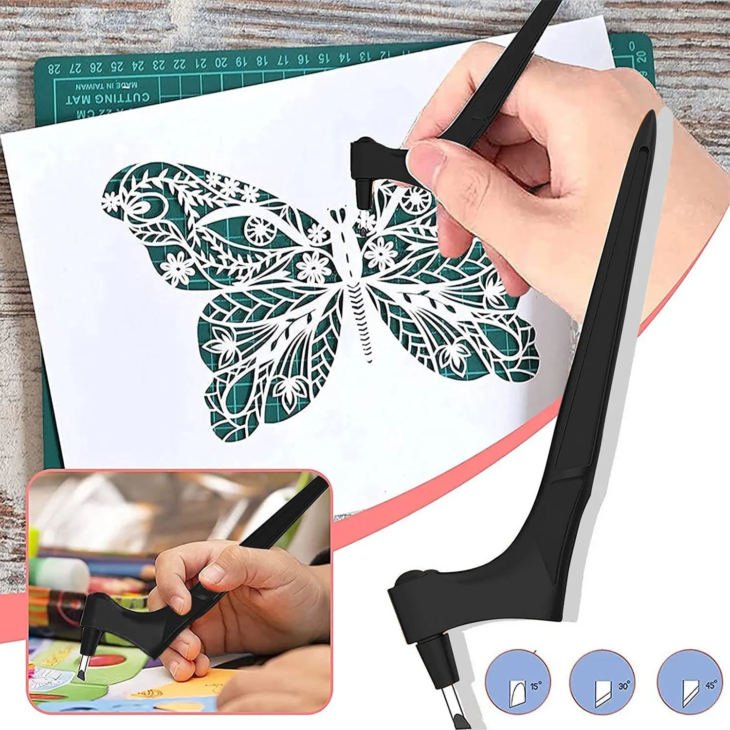 DIY-Art-Craft-Cutting-Tools-360-Rotating-Blade-Paper-Cutter-3-Replace ...