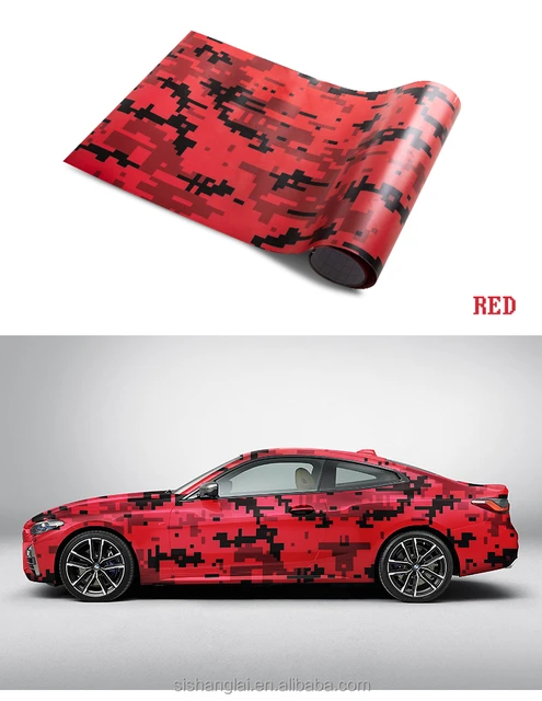 Snow Camo Vinyl Wrap