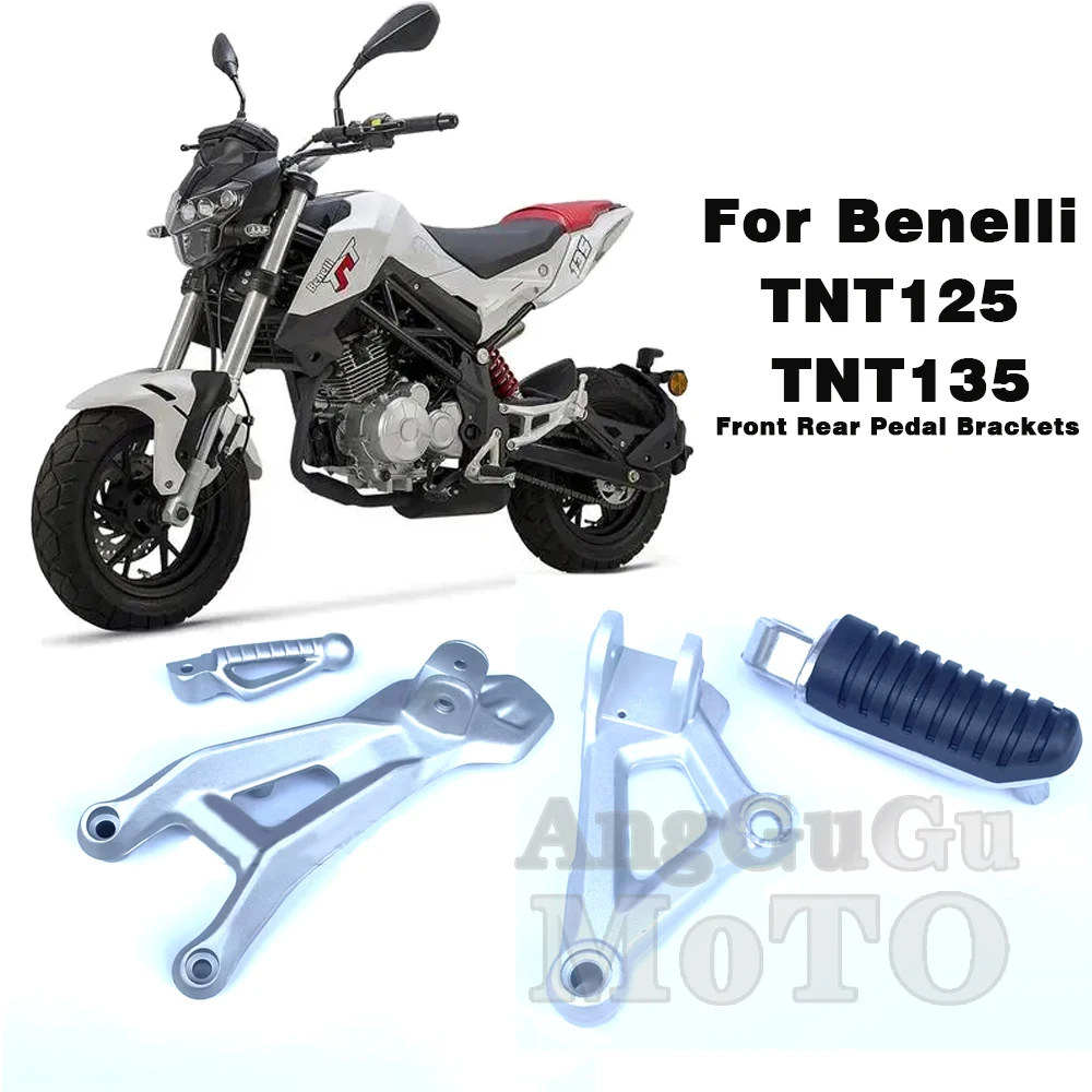 For-Benelli-TNT125-TNT135-TNT-125-135-Motorcycle-Front-Rear-Foot-Pegs ...