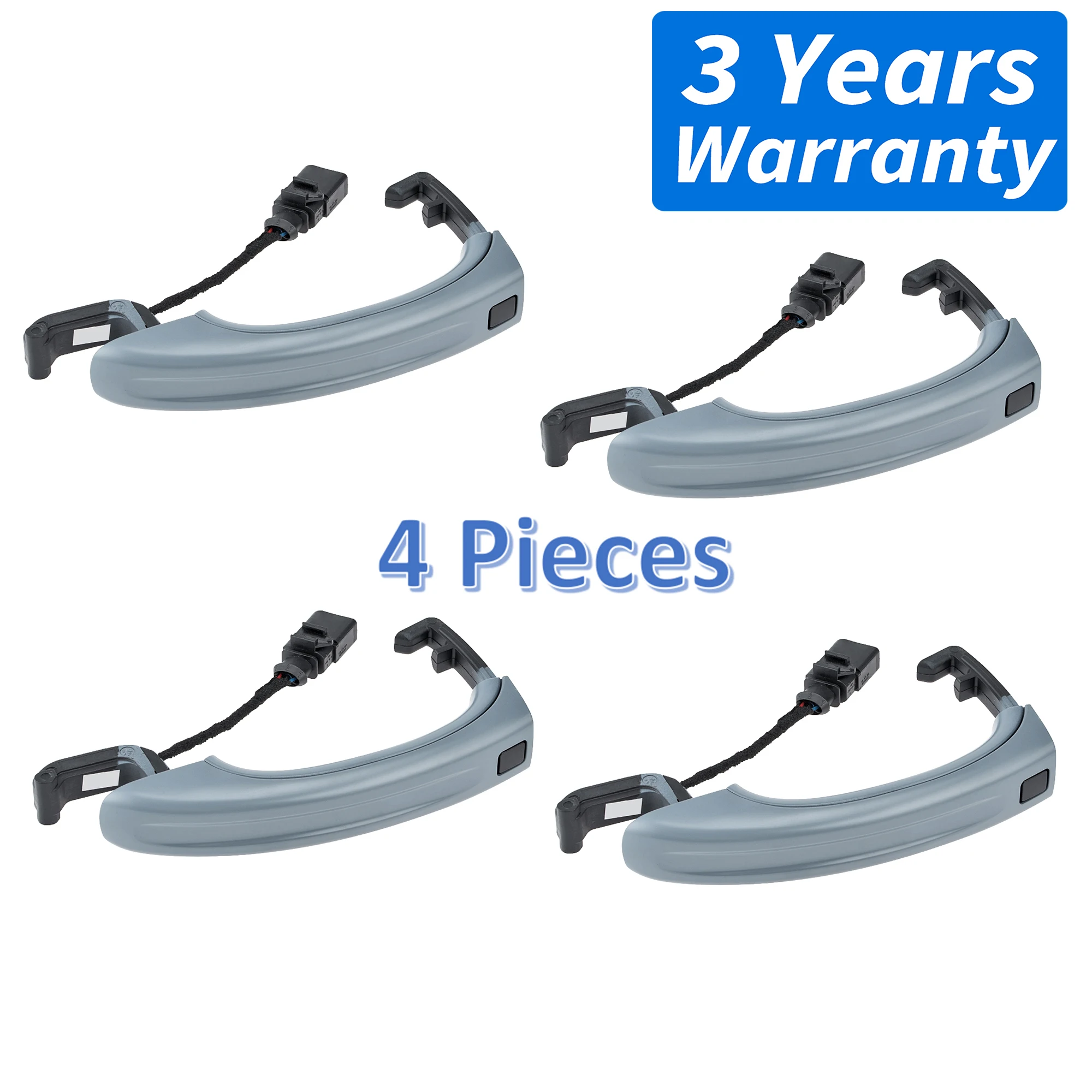 4x-OEM-Exterior-Door-Handle-4L0837205B-4L0837205A-4L0837205BGRU ...