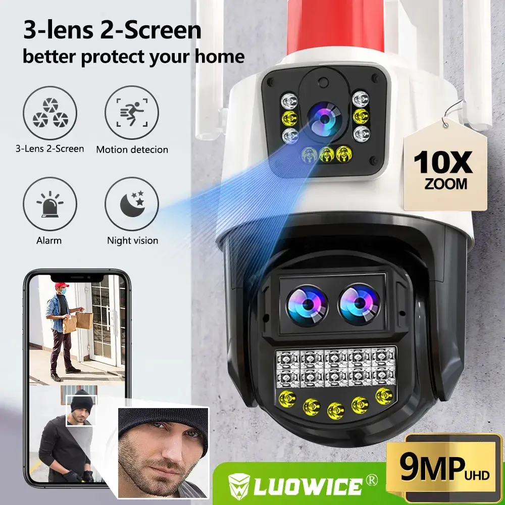 Luowice-C-mara-de-9MP-con-WiFi-RG45-punto-de-acceso-videovigilancia ...