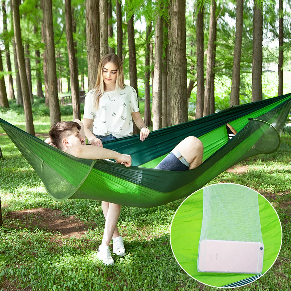 Portable-Indoor-Outdoor-Camping-Hiking-Hammock-With-Mosquito-Net ...