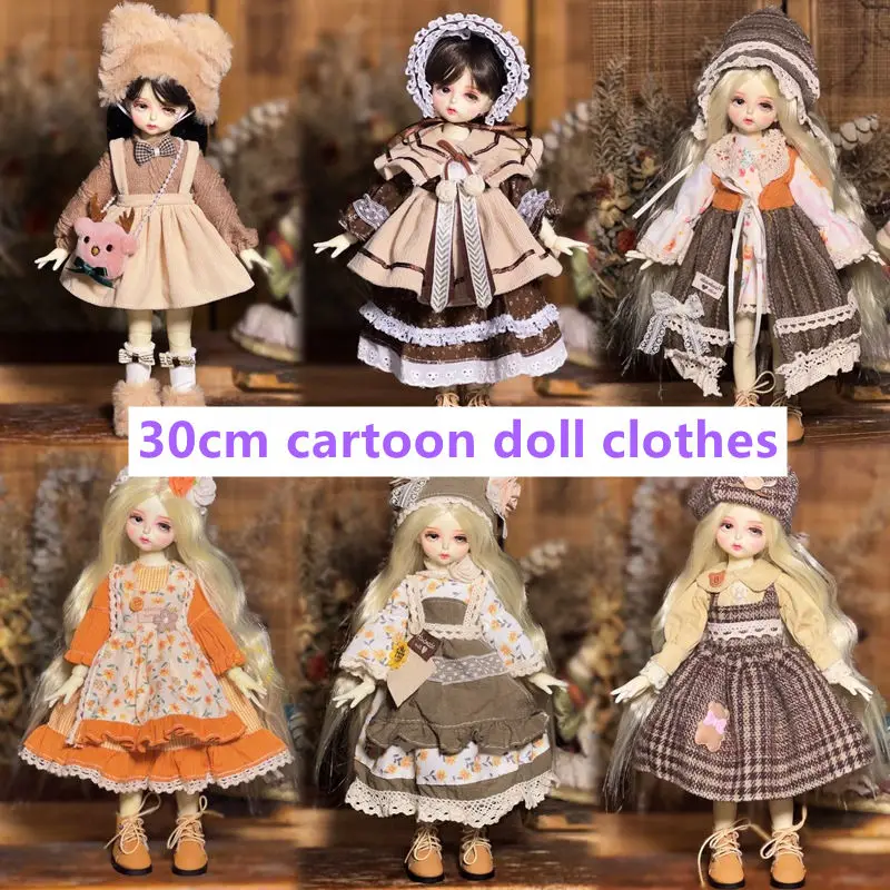 Doll-Clothes-for-30cm-1-6-Bjd-Byte-Doll-DIY-Dress-Up-Lolita-Maid-Dress ...