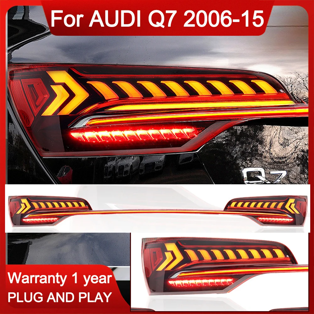2PCS-For-Audi-Q7-2006-2015-Taillight-Modified-LED-Reversing-Lamp-Turn ...