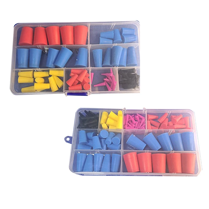 New-Silicone-Rubber-Tapered-Plug-Kit-High-Temp-Rubber-Hole-Plugs-For ...