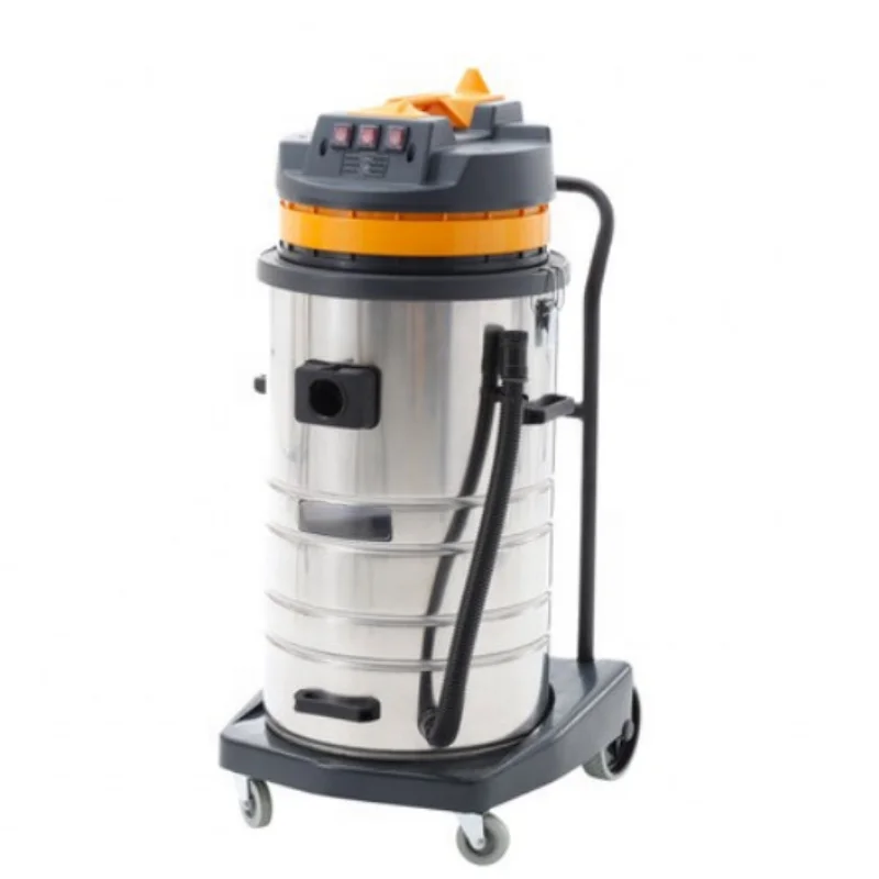 High Quality 80l Yellow Color Industrial Wet And Dry Vacuum Cleaner For