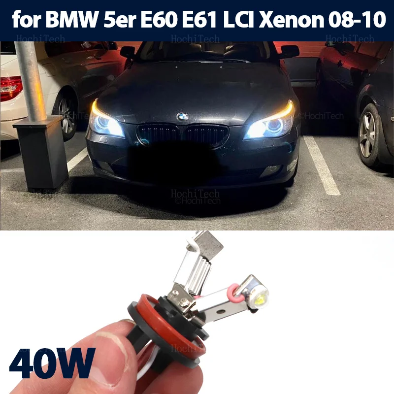 6000K-LED-Angel-Eyes-Halo-Ring-Marker-Light-Bulb-Lamp-For-BMW-5-Series ...