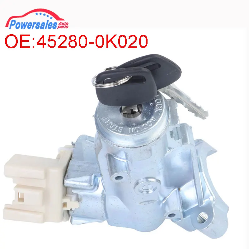New-Ignition-Switch-Lock-Barrel-Cylinder-With-Key-For-Toyota-Innova ...