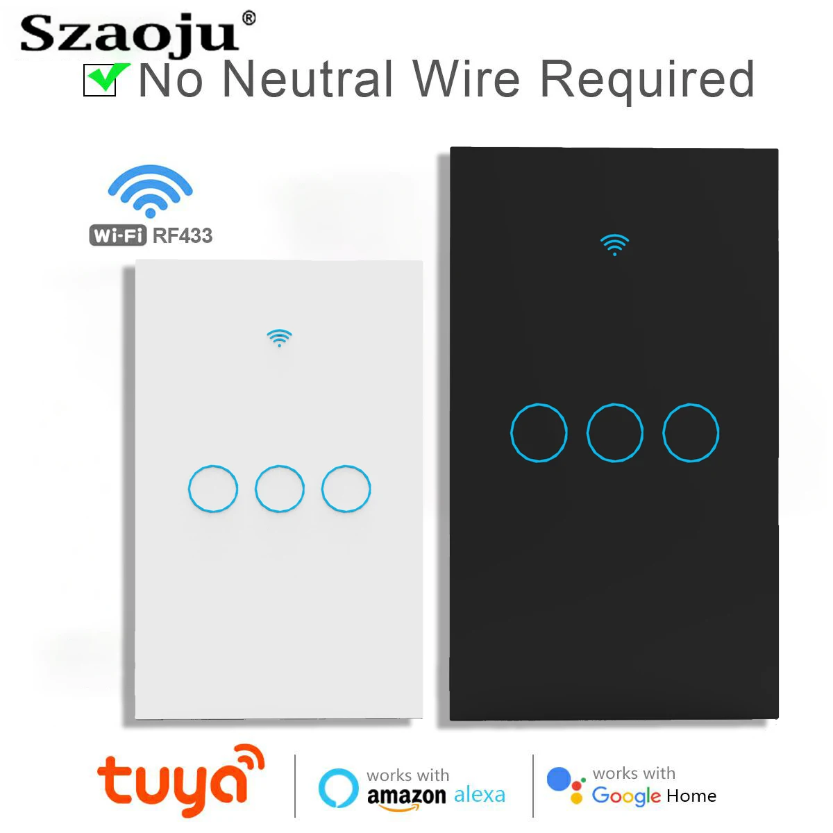 Szaoju-Tuya-Wifi-Smart-Life-Switch-Wall-Light-Touch-Sensors-1-2-3-Gang ...