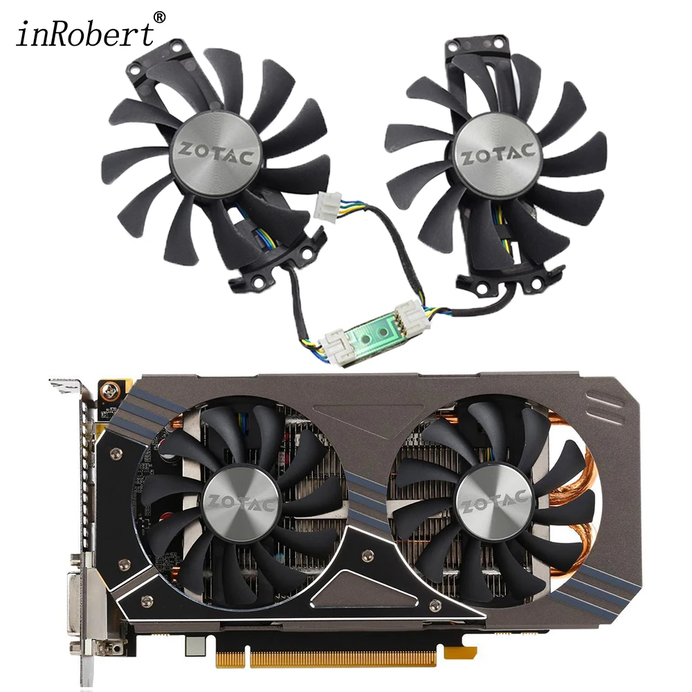 Ventilador de refrigeración GA81S2U para ZOTAC GTX960, ventilador de tarjeta gráfica 4G PCI EDC ...